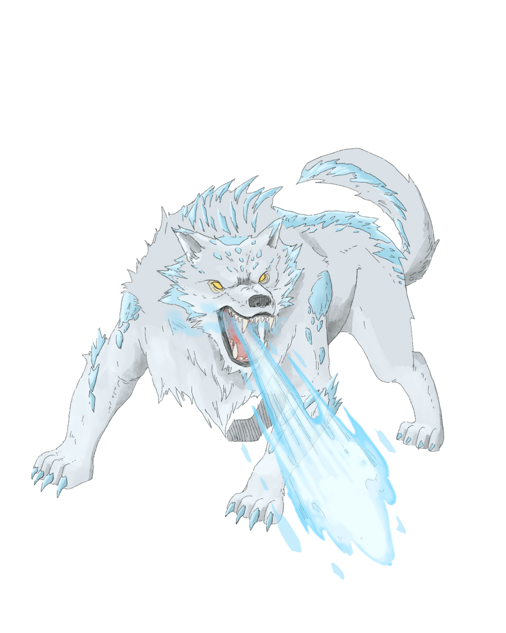 Frost Wolf STL File – Lewd Dungeon Adventures
